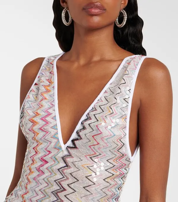 Missoni Zigzag Sequined Beach Cover-up