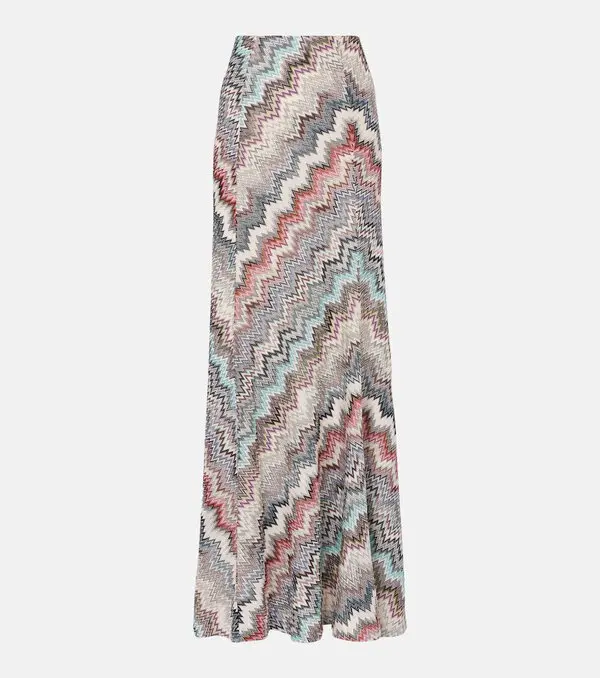 Missoni Zigzag Maxi Skirt - Multicoloured