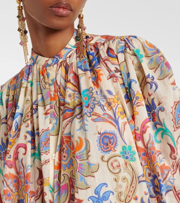 Etro Paisley Cotton Blouse