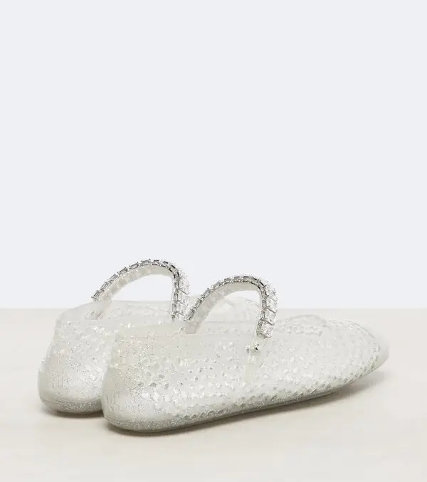 JIMMY CHOO Embellished Mary Jane Flats