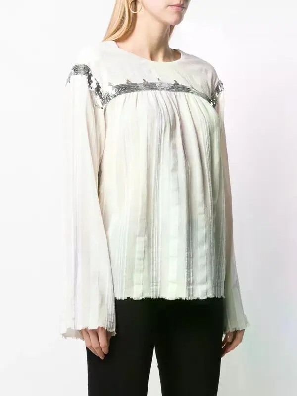 Philosophy Di Lorenzo Serafini Sequin Embellished Blouse