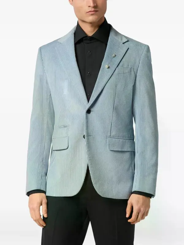 Philipp Plein Single-breasted Blazer - Blue