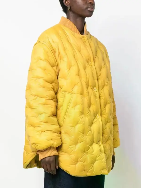 SHERPA Embossed Detail Padded Jacket