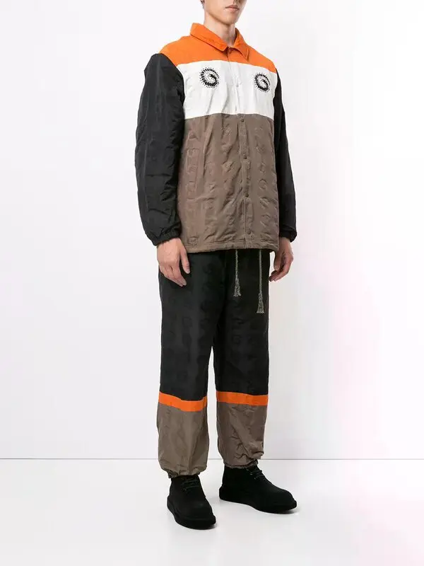 Undercover Colour-block Logo-print Jacket