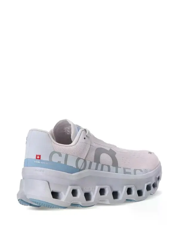 On Cloudmonster Frost Wash Sneakers - Grey