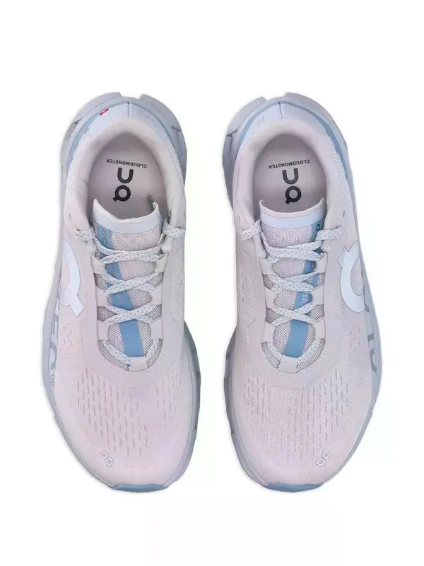 On Cloudmonster Frost Wash Sneakers - Grey