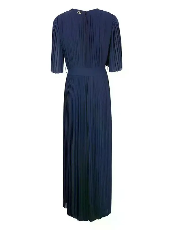 TWINSET Pleated Jumpsuit With Rear Zip
