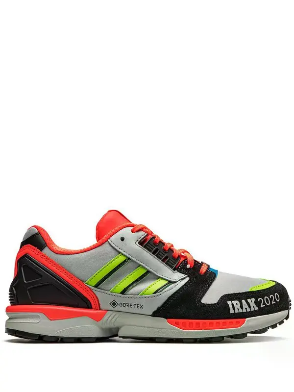 Adidas X Irak Zx 8000 Gtx "solar Red" Sneakers