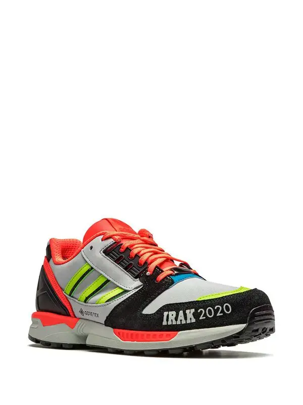 Adidas X Irak Zx 8000 Gtx "solar Red" Sneakers