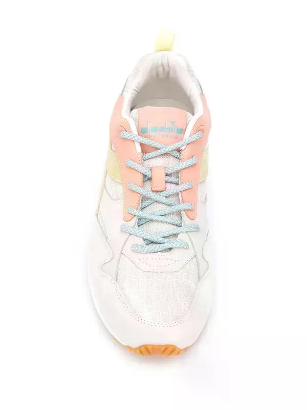 DIADORA Colour Block Panelled Design Sneakers