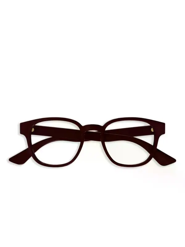 Gucci Round Frame Glasses - Red