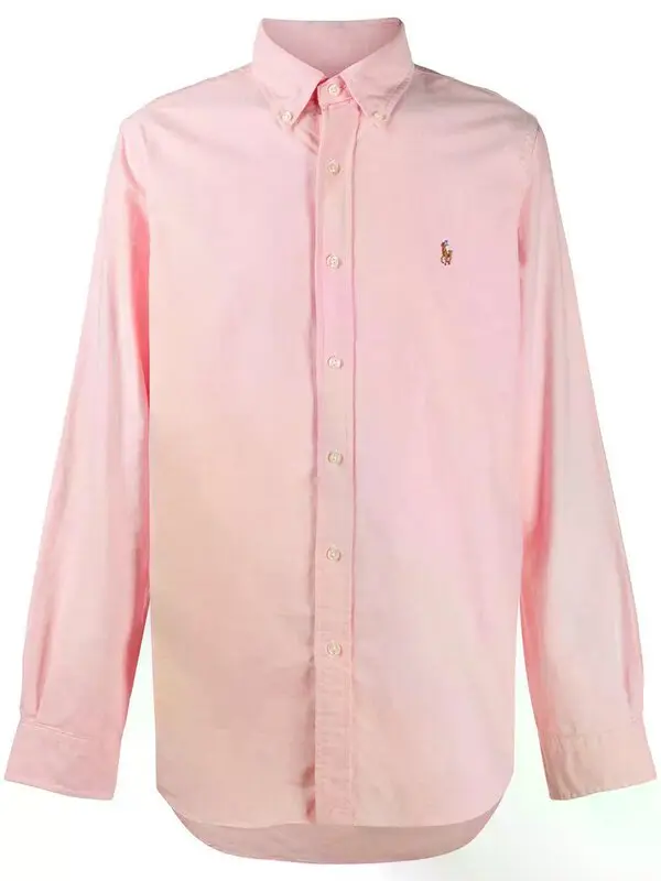 Polo Ralph Lauren Logo Cotton Shirt - Pink