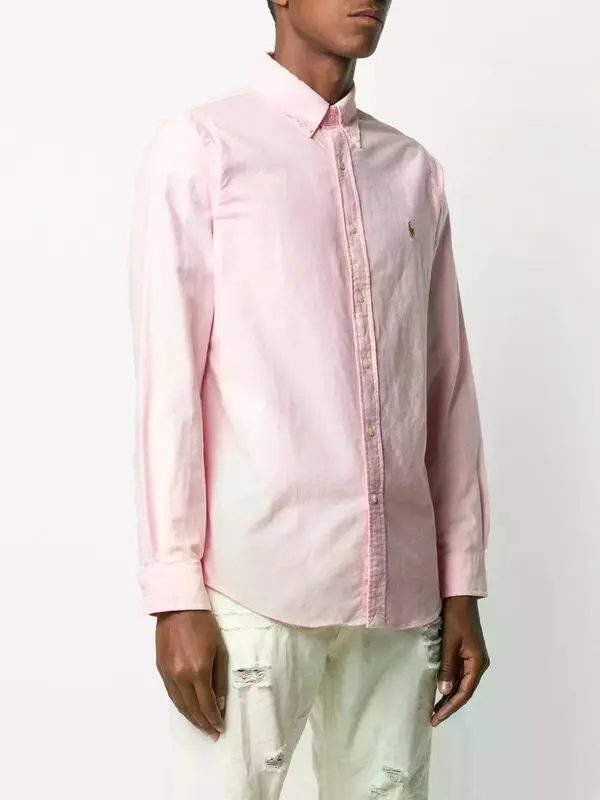 Polo Ralph Lauren Logo Cotton Shirt - Pink