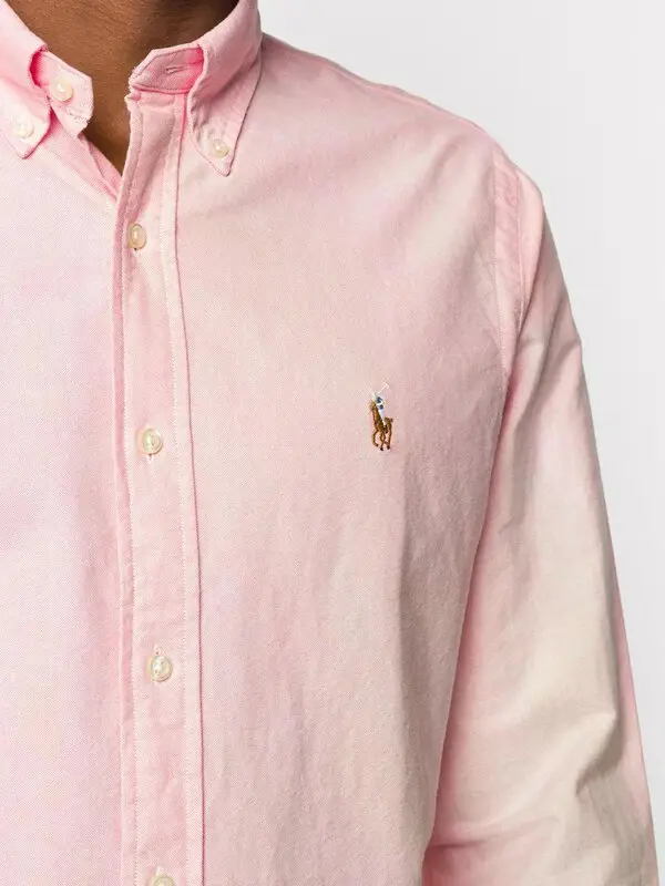 Polo Ralph Lauren Logo Cotton Shirt - Pink