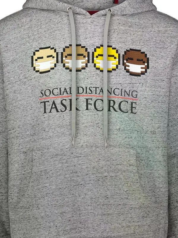 MOSTLY HEARD RARELY SEEN 8-BIT Graphic Print Drawstring Hoodie