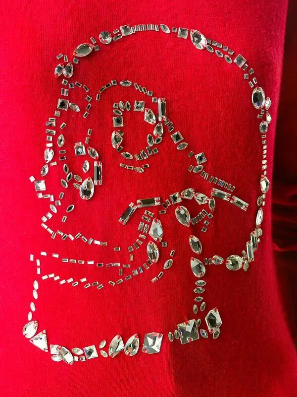 Philipp Plein Crystal Skull Sweater