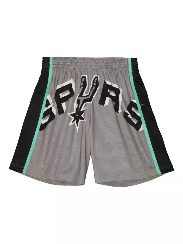 Mitchell & Ness Nba San Antonio Spurs Blown Out Shorts - Grey