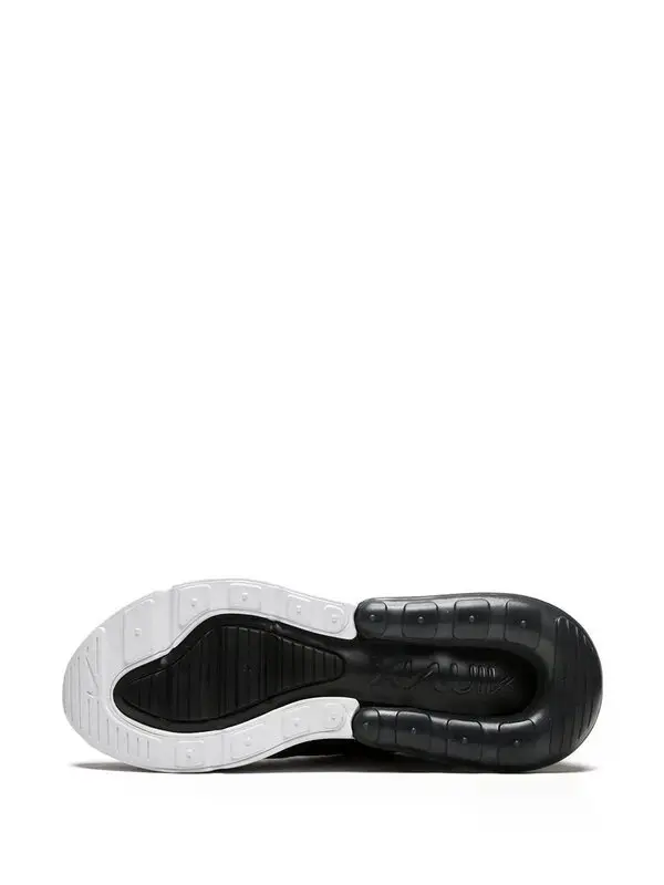 Nike Max 270 Round Toe Lace Up Sneakers - Black