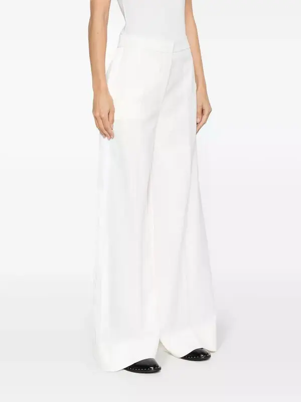 Stella McCartney Wide-leg Wool Trousers