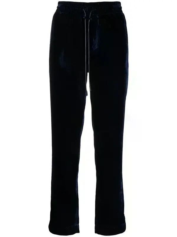 RtA Velvet-effect Pyjama Trousers - Blue