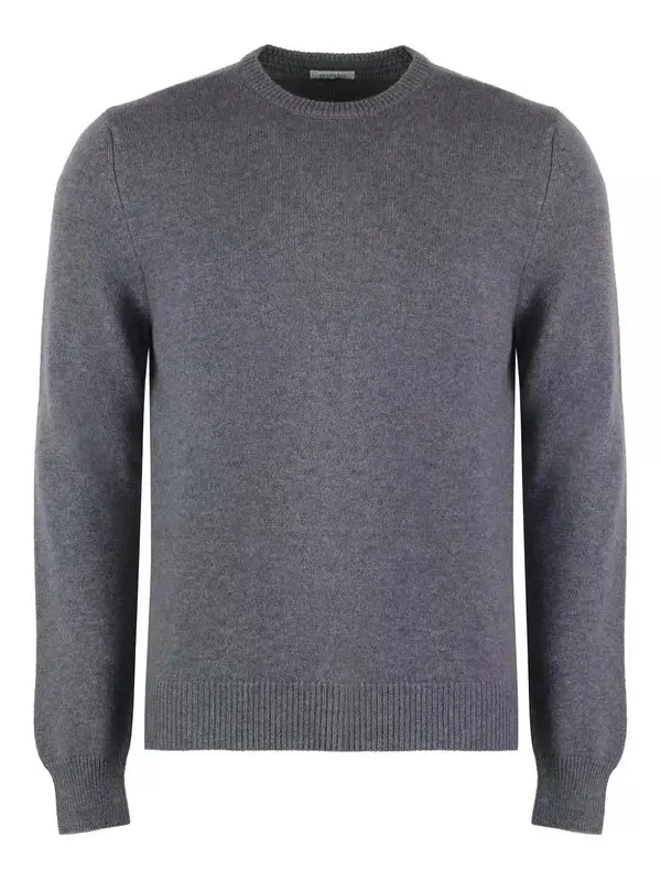 Malo Crew Neck Cashmere Sweater - Grey