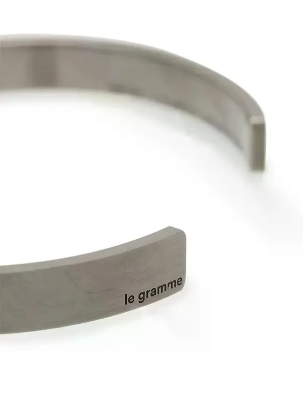 Le Gramme 21g Brushed Ribbon Cuff Bracelet