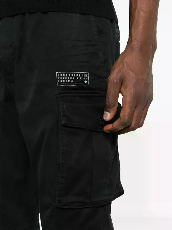 Dsquared2 Cargo Trousers With Drawstring Waist
