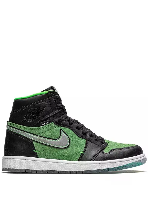 JORDAN 1 Retro High Zoom "zen Green" Sneakers - Black