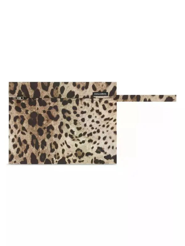 Dolce & Gabbana Leopard-print Swim Shorts - Neutrals