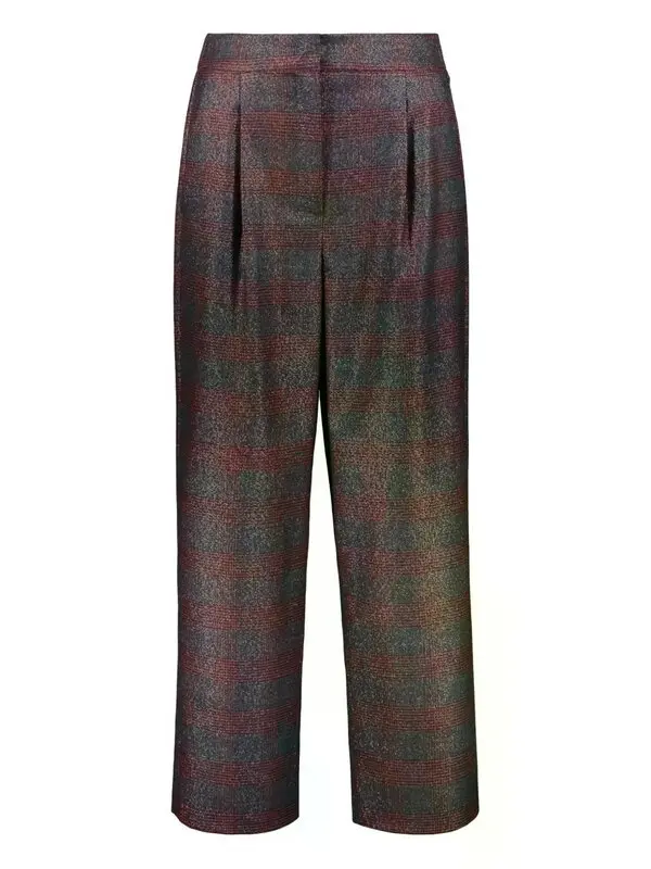 Lorena Antoniazzi Virgin Wool Trousers With Pleat Detailing