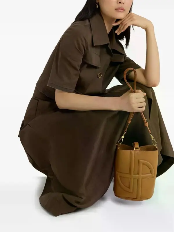 PATOU Small Jp Bucket Bag - Neutrals