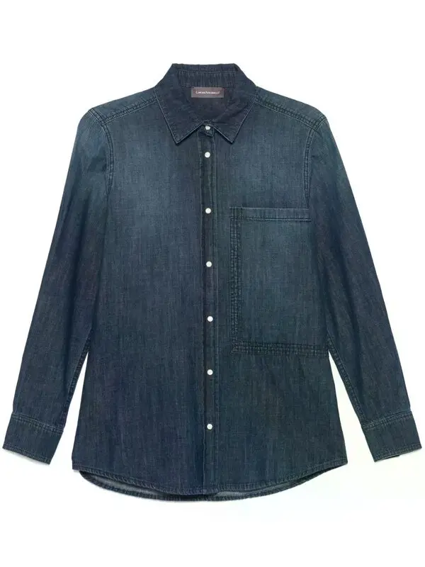 Lorena Antoniazzi Denim Shirt With Chest Pocket