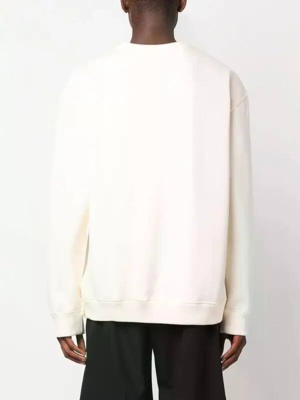 RÓHE Logo-print Long-sleeved Sweatshirt