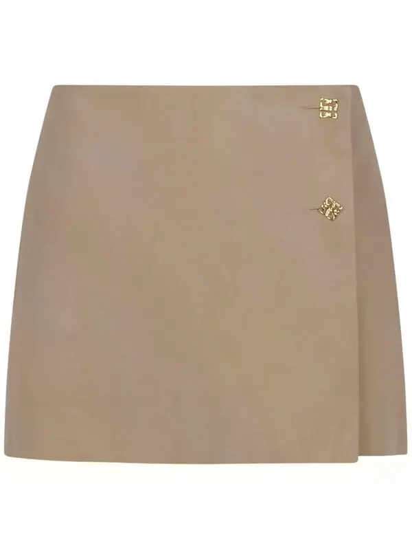 Givenchy Leather Mini Skirt