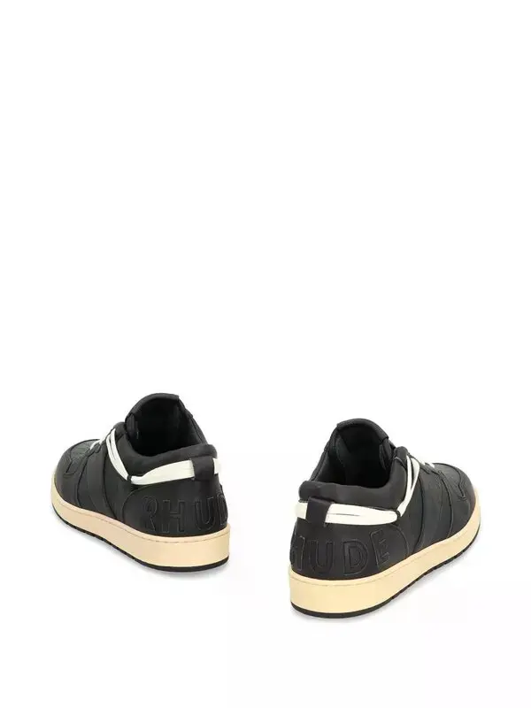 Rhude Rhecess Leather Sneakers - Black