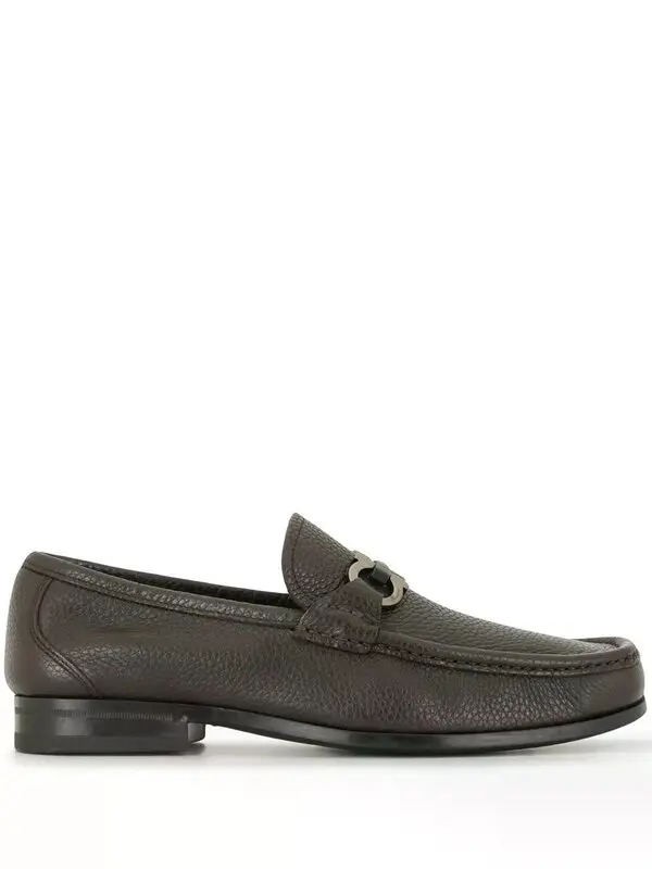 FERRAGAMO Gancini Detail Loafers