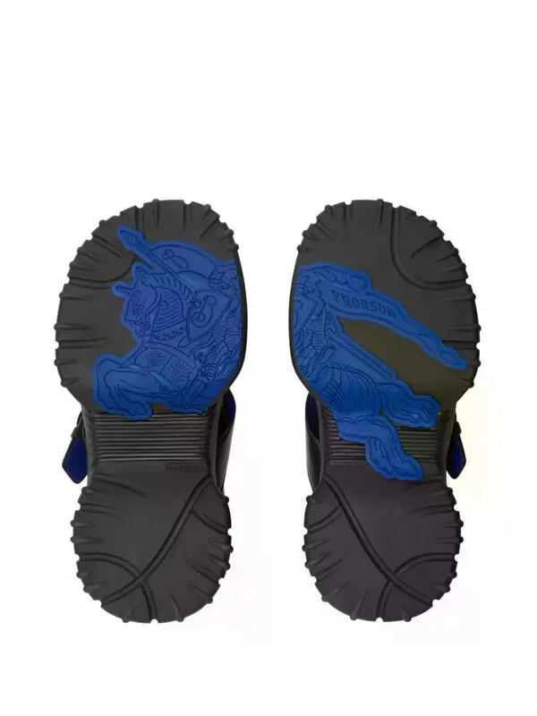 Burberry Pebbled Leather Sandals