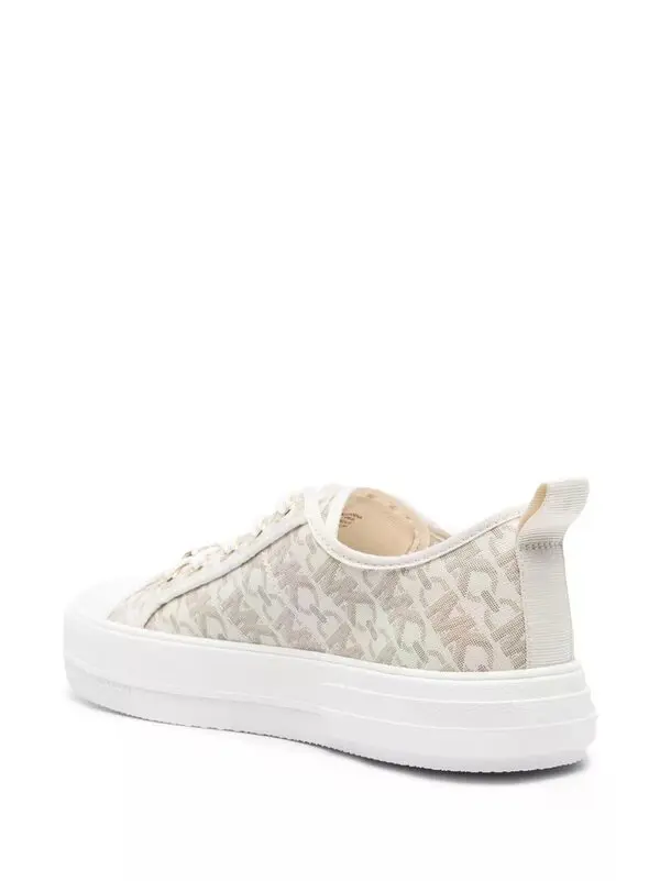 Michael Kors Monogram Print Lace-up Sneakers