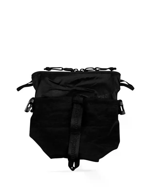 Supreme Logo-print Neck Pouch - Black