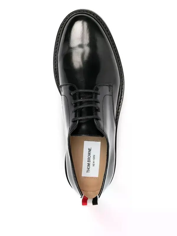 Thom Browne Polished Calf Leather Derby Shoes