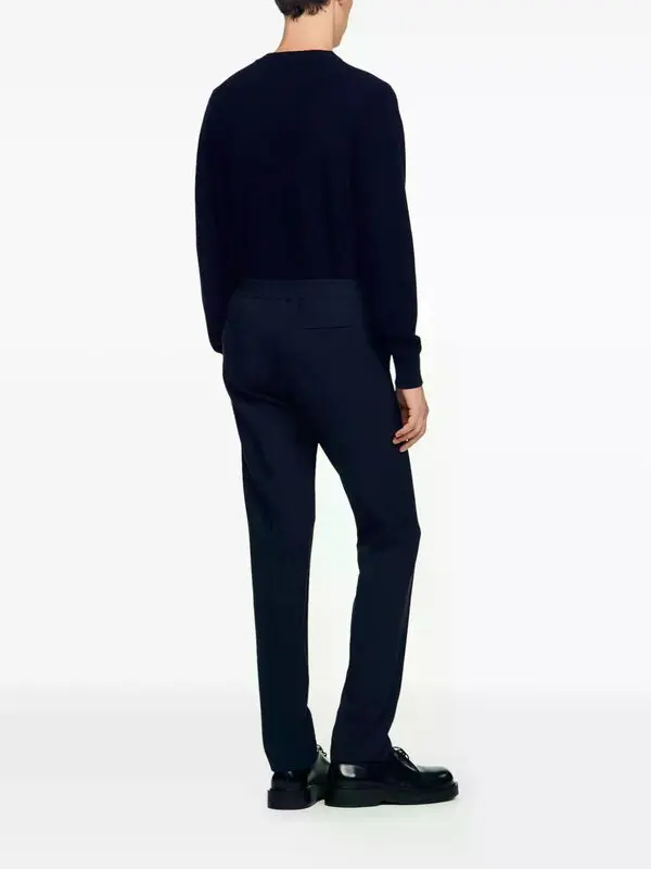 Sandro Technical Jersey Trousers - Blue