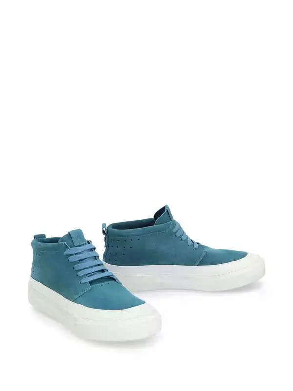 VOLTA Suede High-top Sneakers - Blue