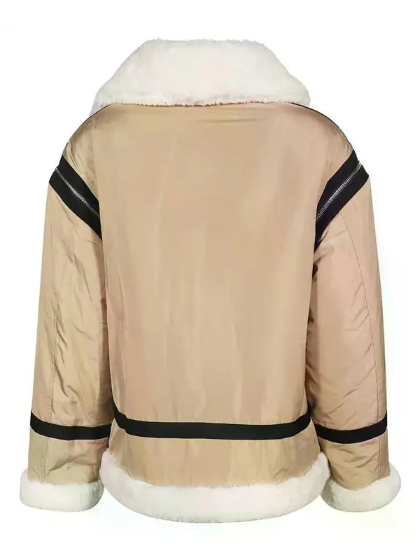 Karl Lagerfeld X Cara Delevingne Faux-fur Trimmed Bomber Jacket
