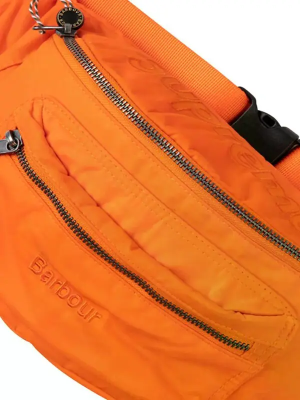 Supreme X Barbour Waxed Cotton Belt Bag - Orange