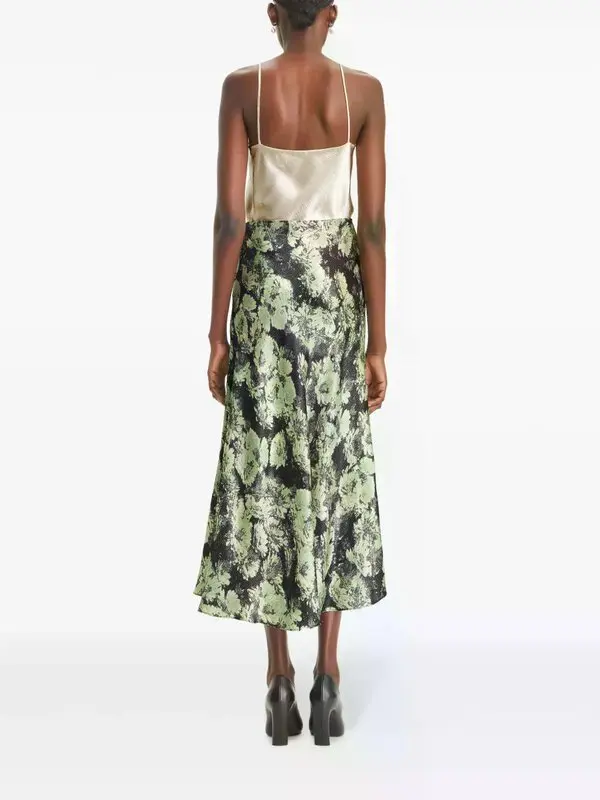 Tory Burch Floral Print Maxi Skirt