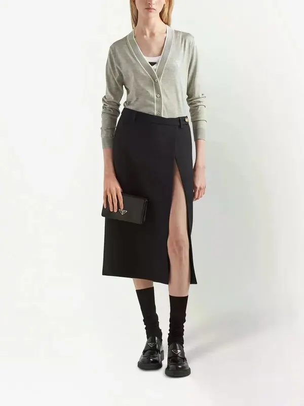 Prada Tricotine Midi Skirt