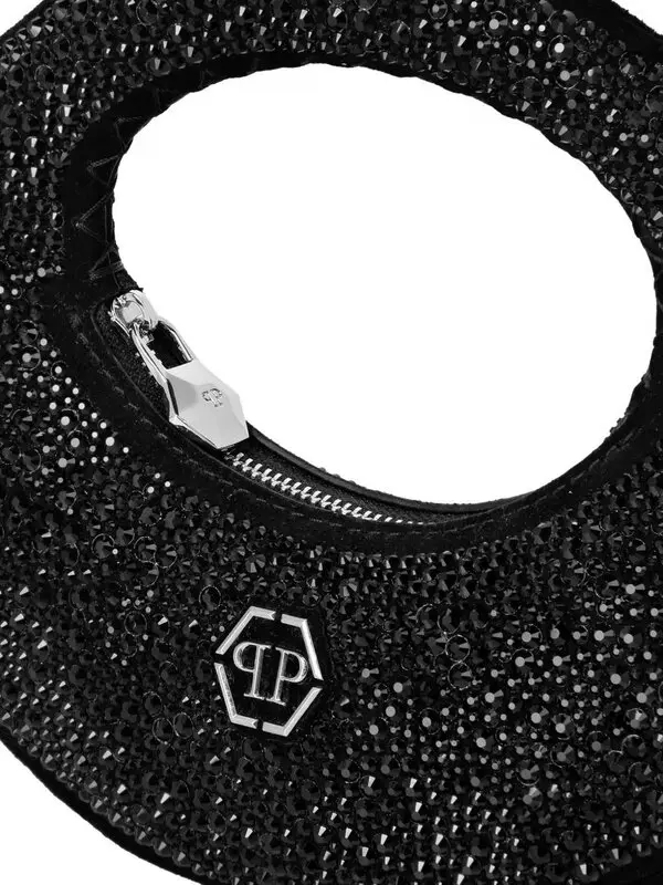 Philipp Plein Crystal-embellished Mini Bag - Black