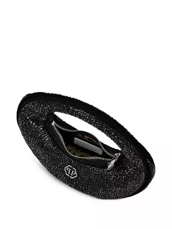 Philipp Plein Crystal-embellished Mini Bag - Black