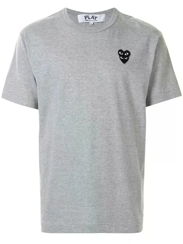 Play Comme Des Garcon Logo Patch T-shirt