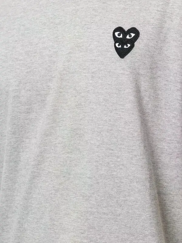 Play Comme Des Garcon Logo Patch T-shirt